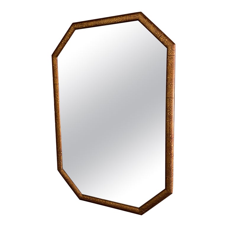 Faux Tortoise Shell Octagonal Mirror at 1stDibs