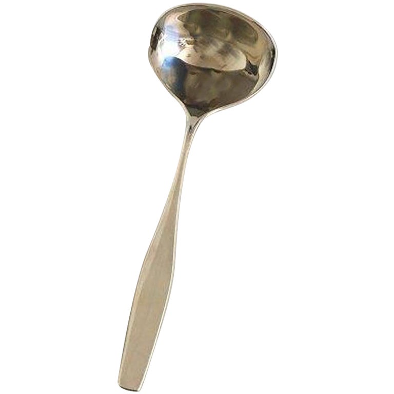 Hans Hansen "Charlotte" Sterling Silver Gravy Ladle For Sale at 1stDibs