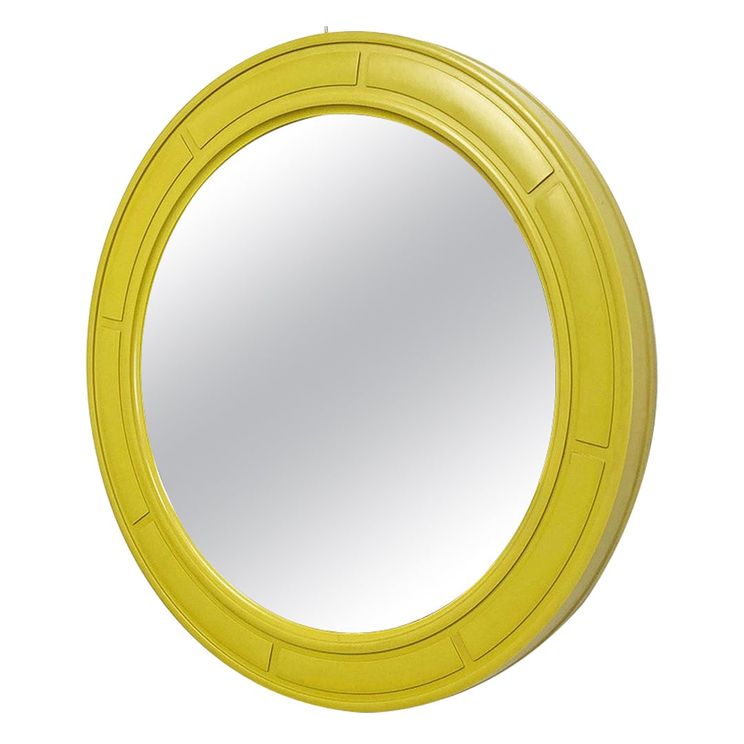 Set of Three Space Age Mirrors by Allibert at 1stDibs