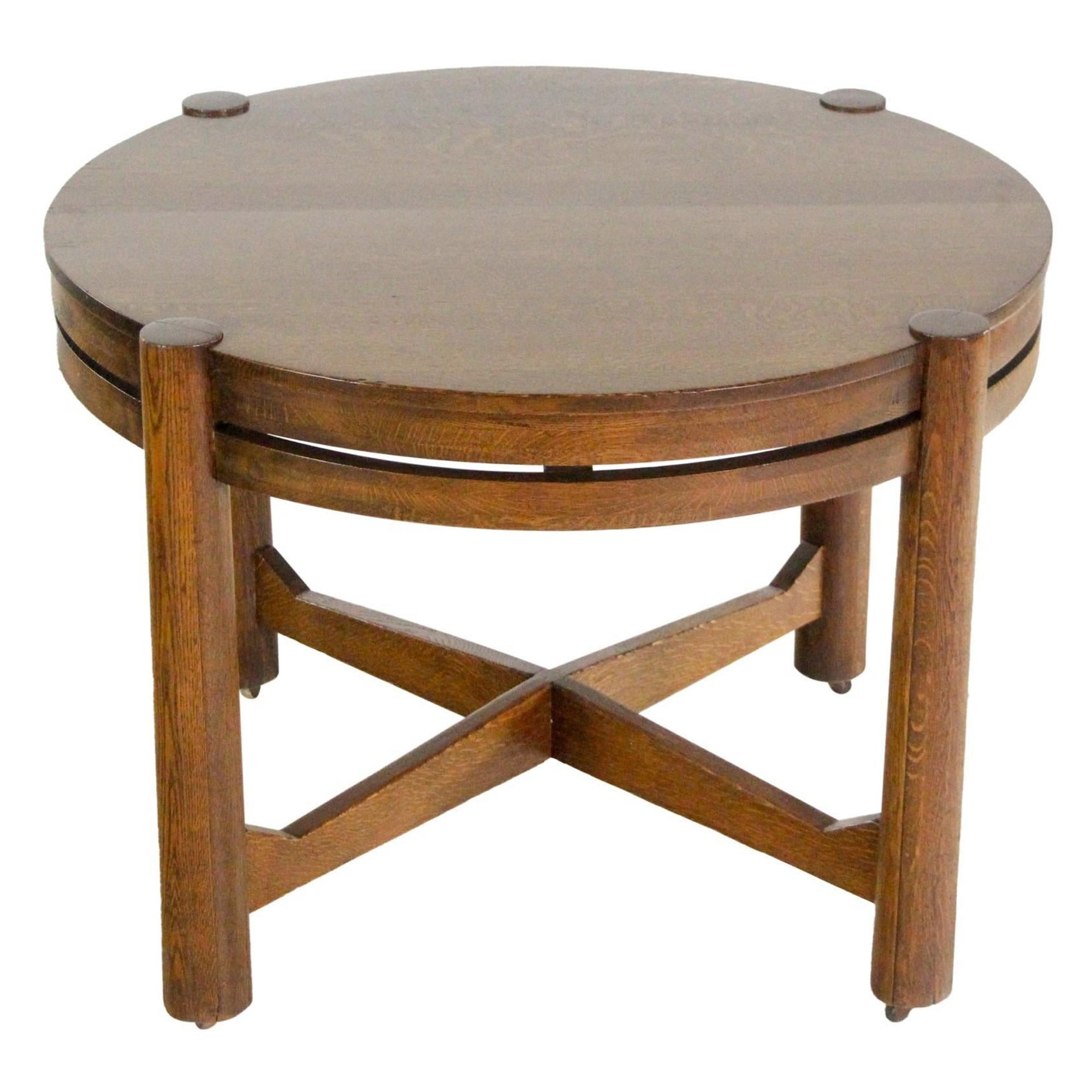 Round Victorian Vitrine Table at 1stDibs