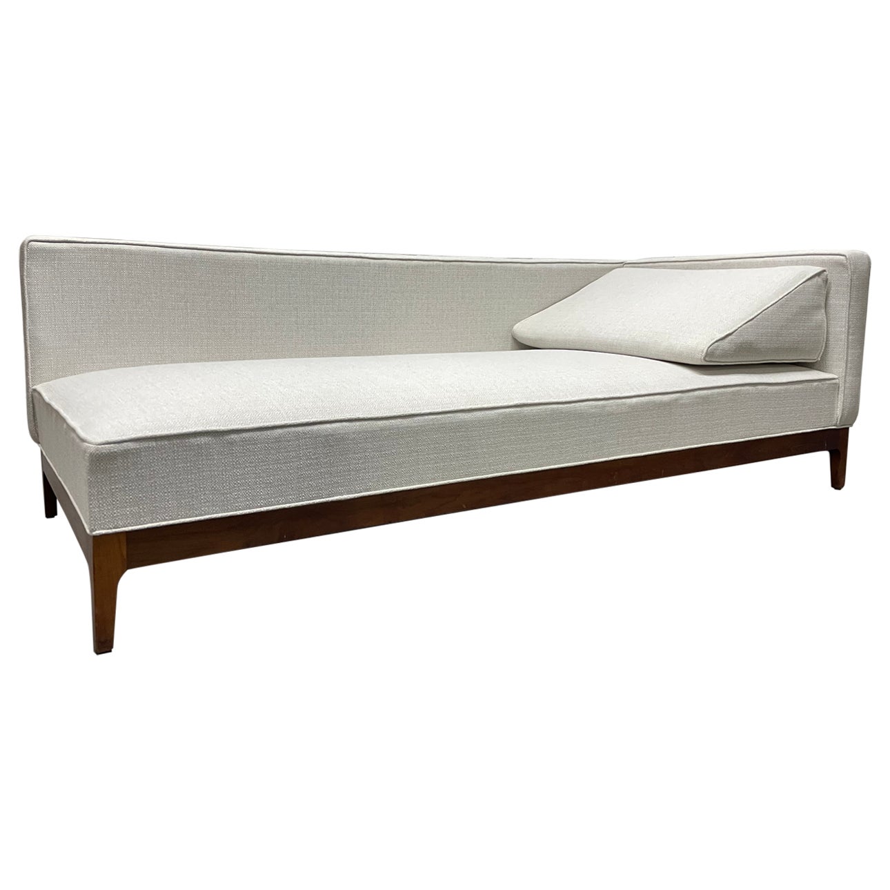 Customizable Daybed in Walnut and Leather Designed by Craig Bassam For ...
