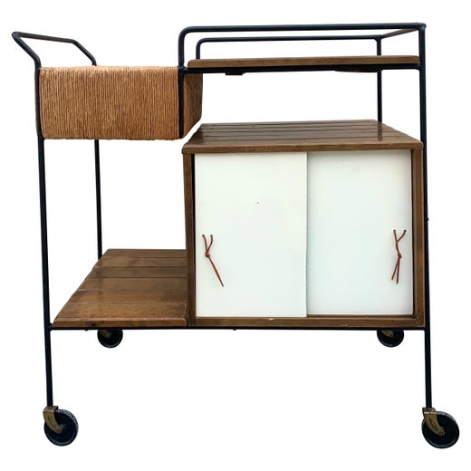 Vintage Wicker Rocker by Arthur Umanoff for Shaver Howard For Sale at ...