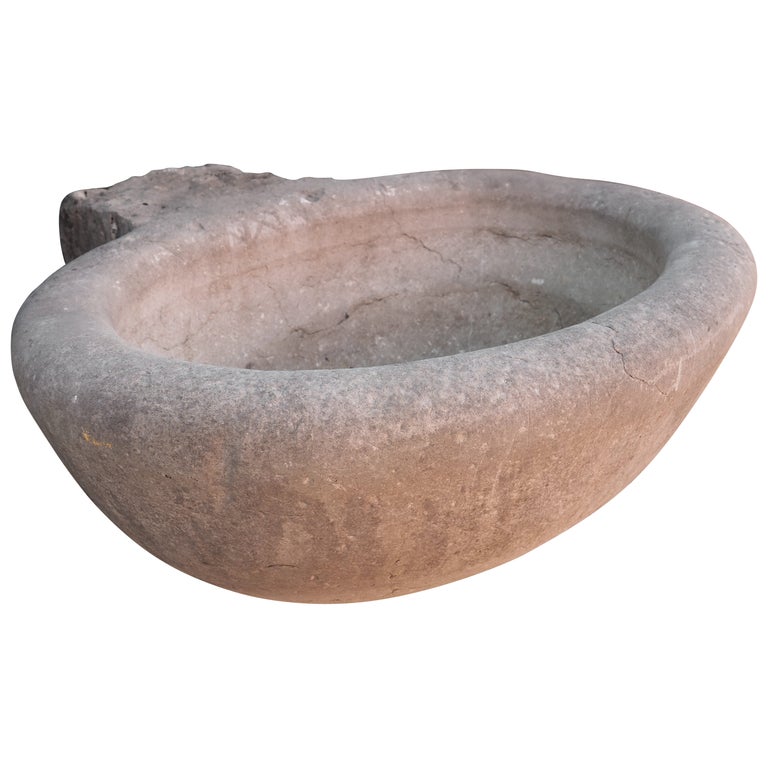 Antique Marble Basin from an Italian Villa, Early 1900s at 1stDibs