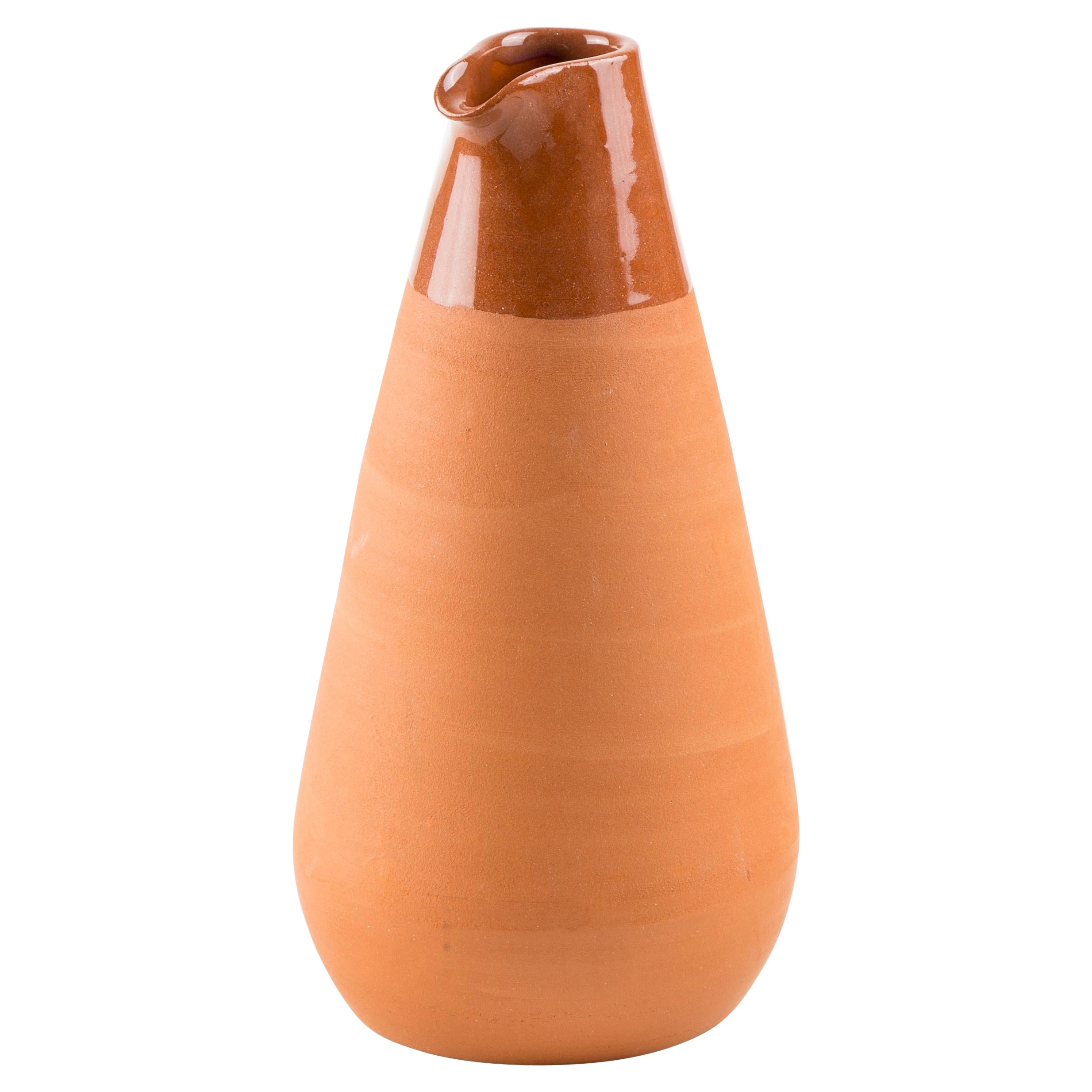 Rustic Early 1800's Handmade Antique French Walnut Oil Jug at 1stDibs