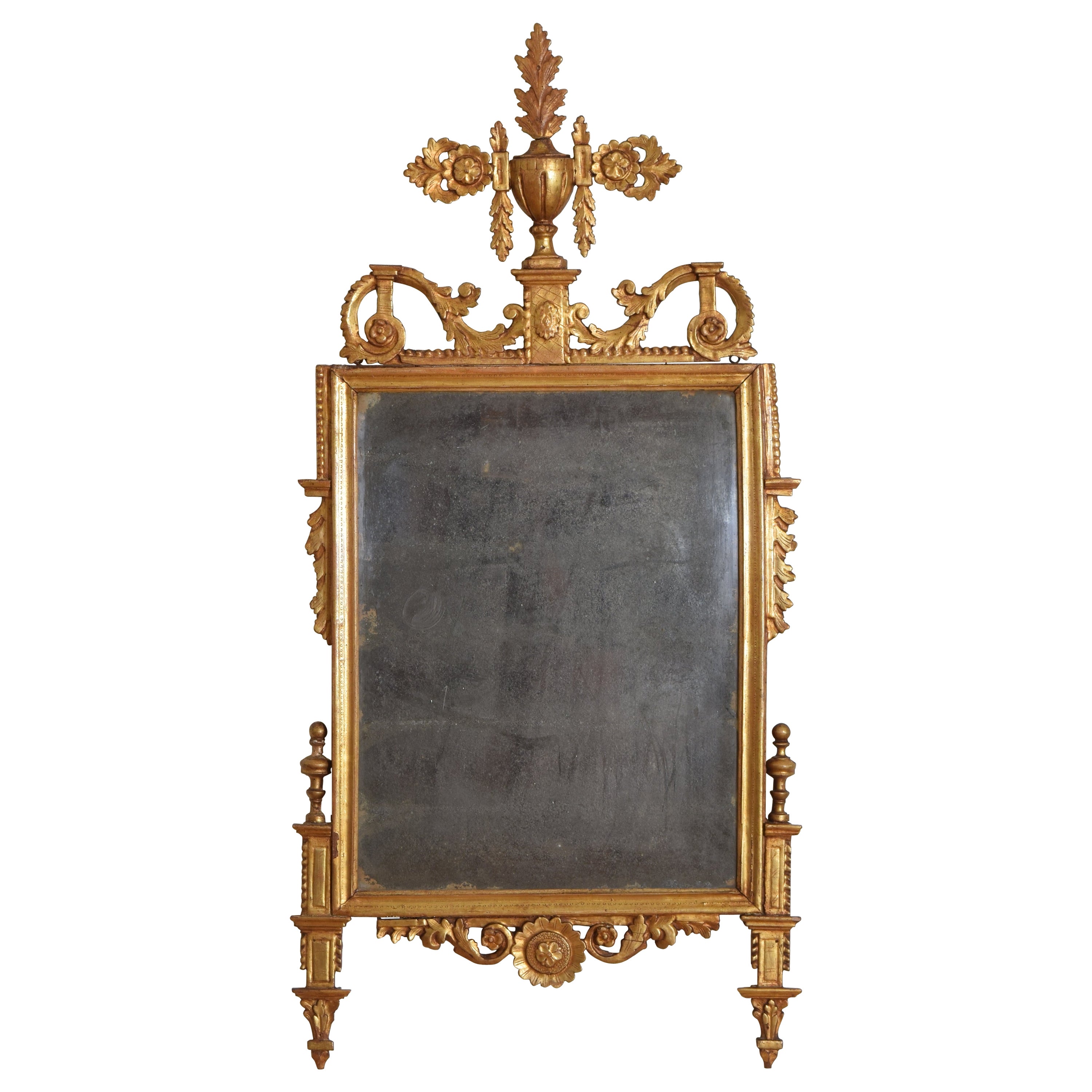 17th-18th Century Mixed Metal Italian Renaissance Mirror, Made in ...
