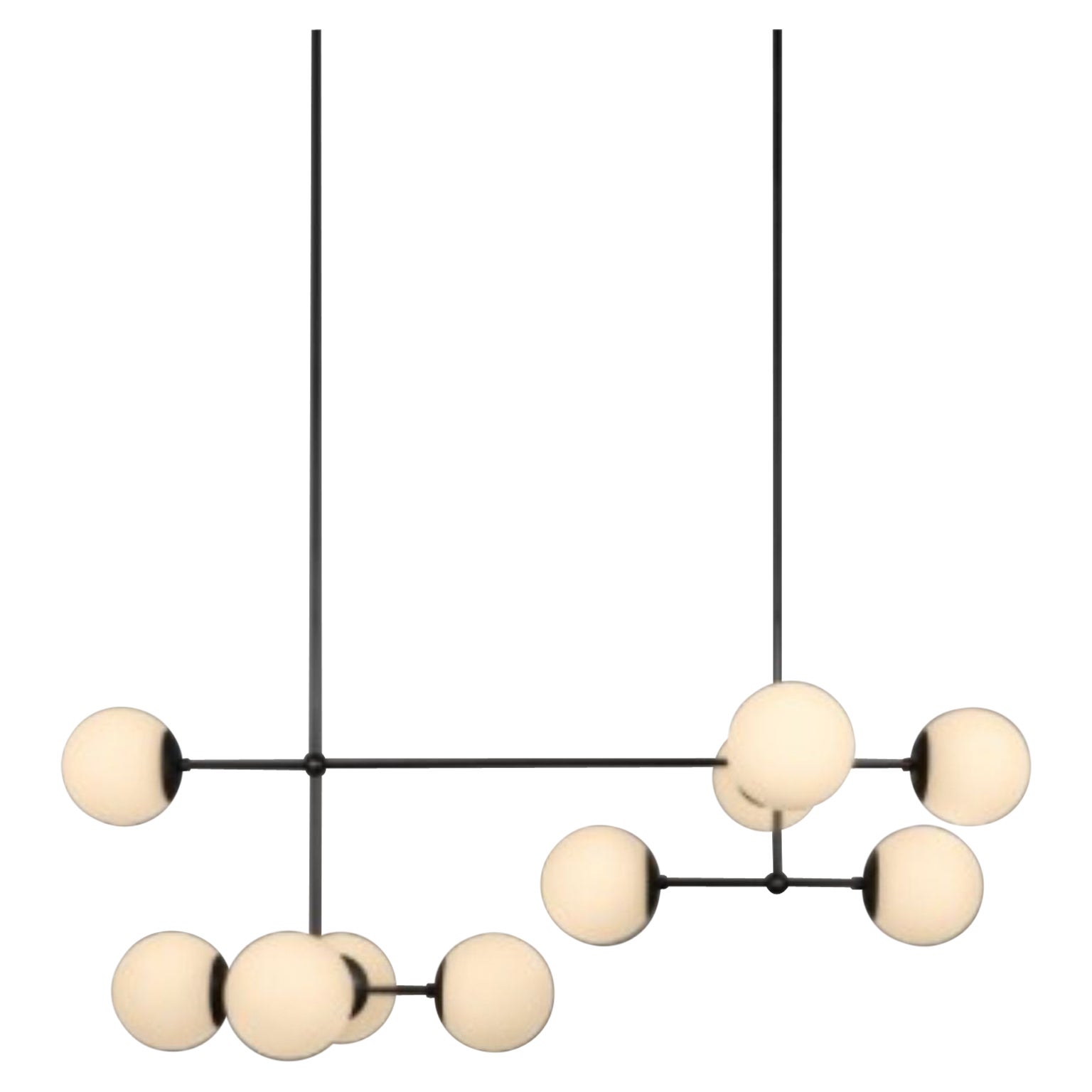 Beautiful Linear Chandelier at 1stDibs