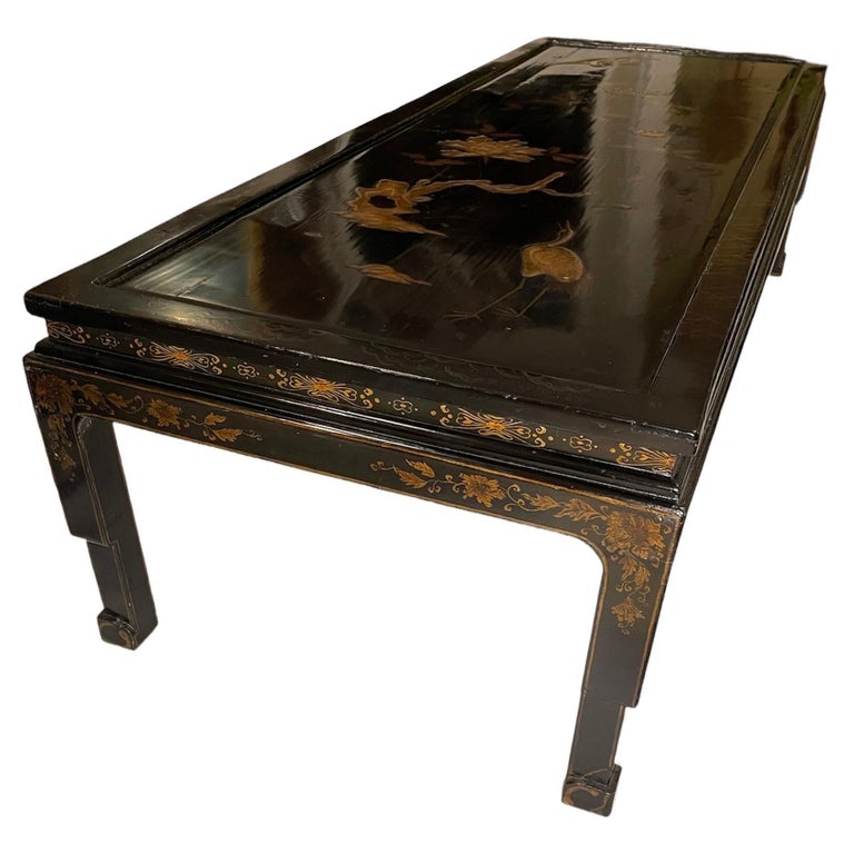 Japanese Lacquer Low Table at 1stDibs