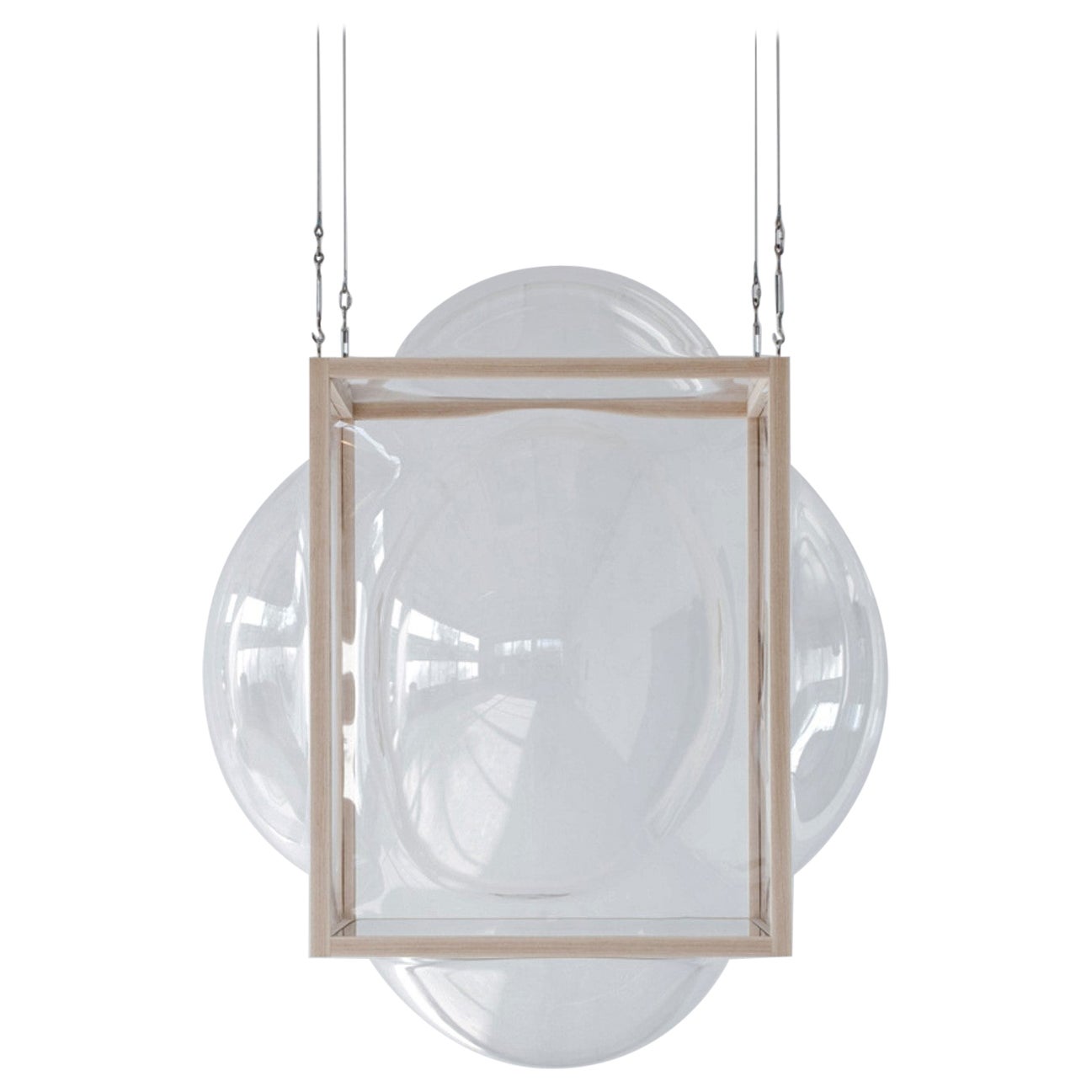 Mid-Century Modern Vintage Aluminum Hanging Showcase 1960s Austria For ...