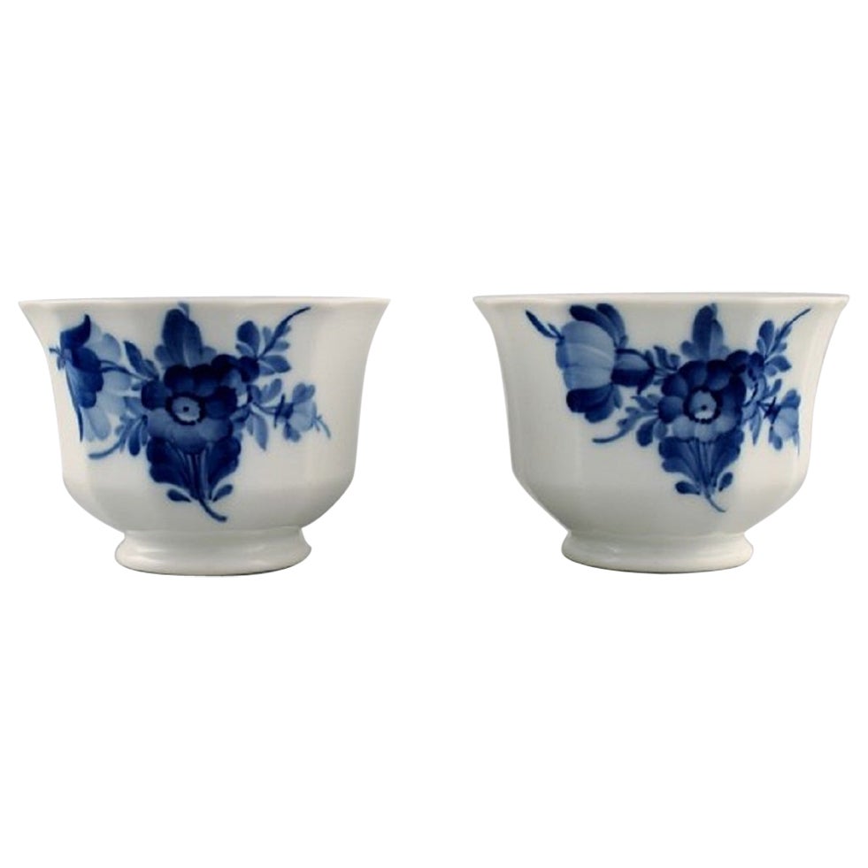 Five Sets of Royal Copenhagen Blue Flower Angular, Espresso Cups ‘Mocca ...