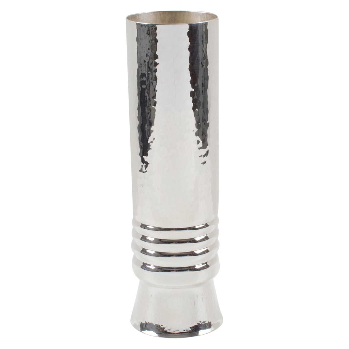 Art Nouveau Silver Plated Vases For Sale at 1stDibs