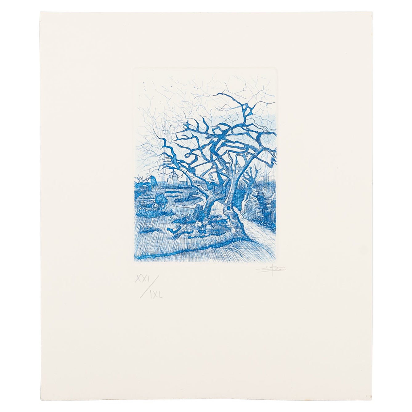 Xavier Pérez Rojo 'Camí a La Tardor' Lithograph, circa 1997 For Sale at ...