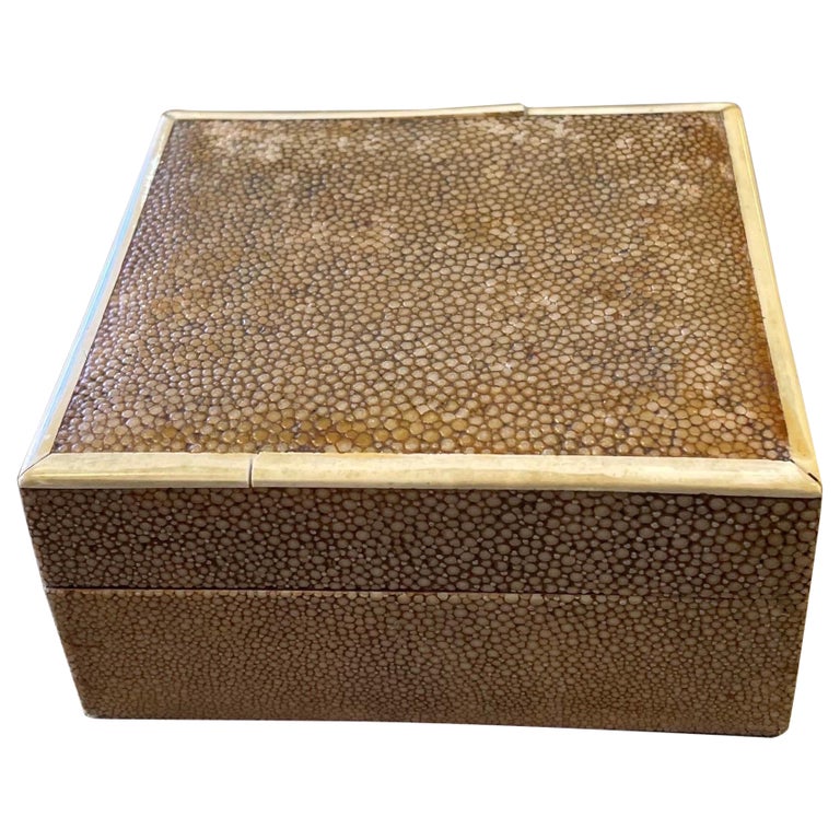 Vintage Shagreen Box at 1stDibs