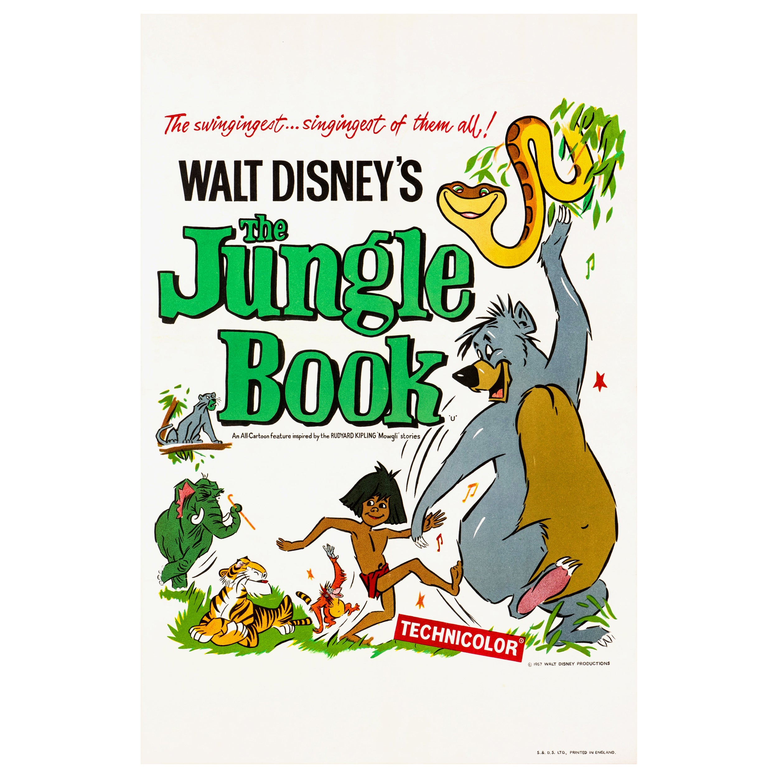 The Jungle Book For Sale at 1stDibs | the jungle book poster, jungle ...