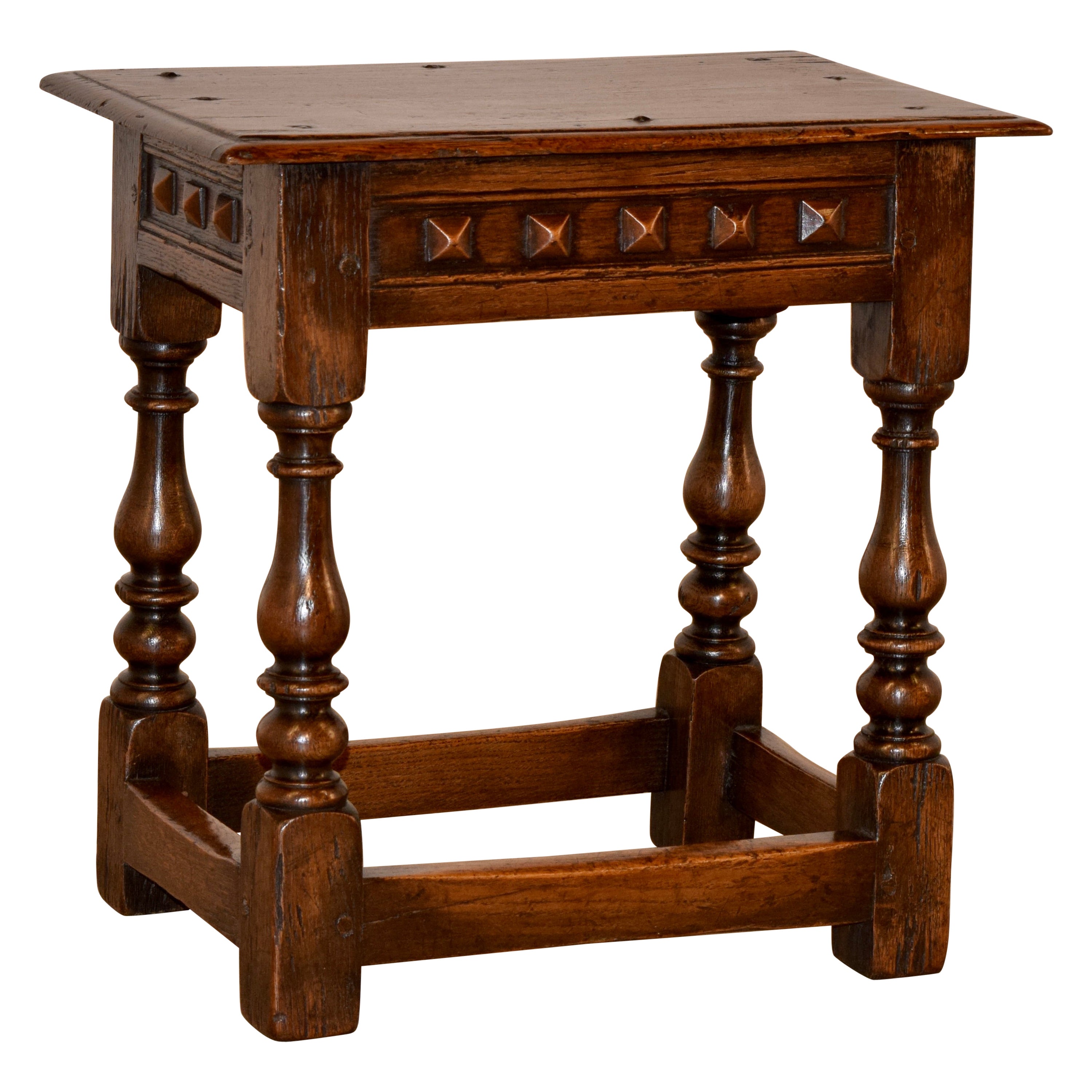 16th Century English Oak Joint Stool at 1stDibs