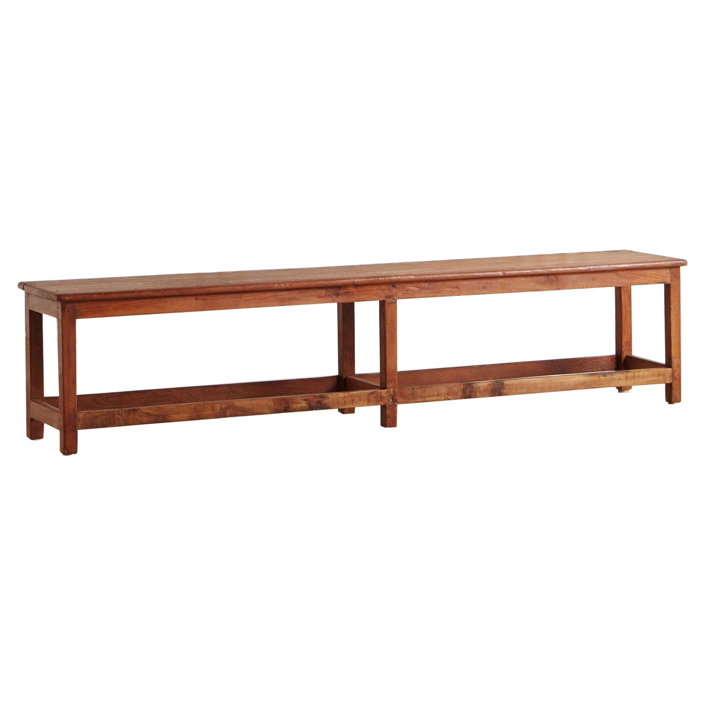 Vintage Queen Anne Bench at 1stDibs