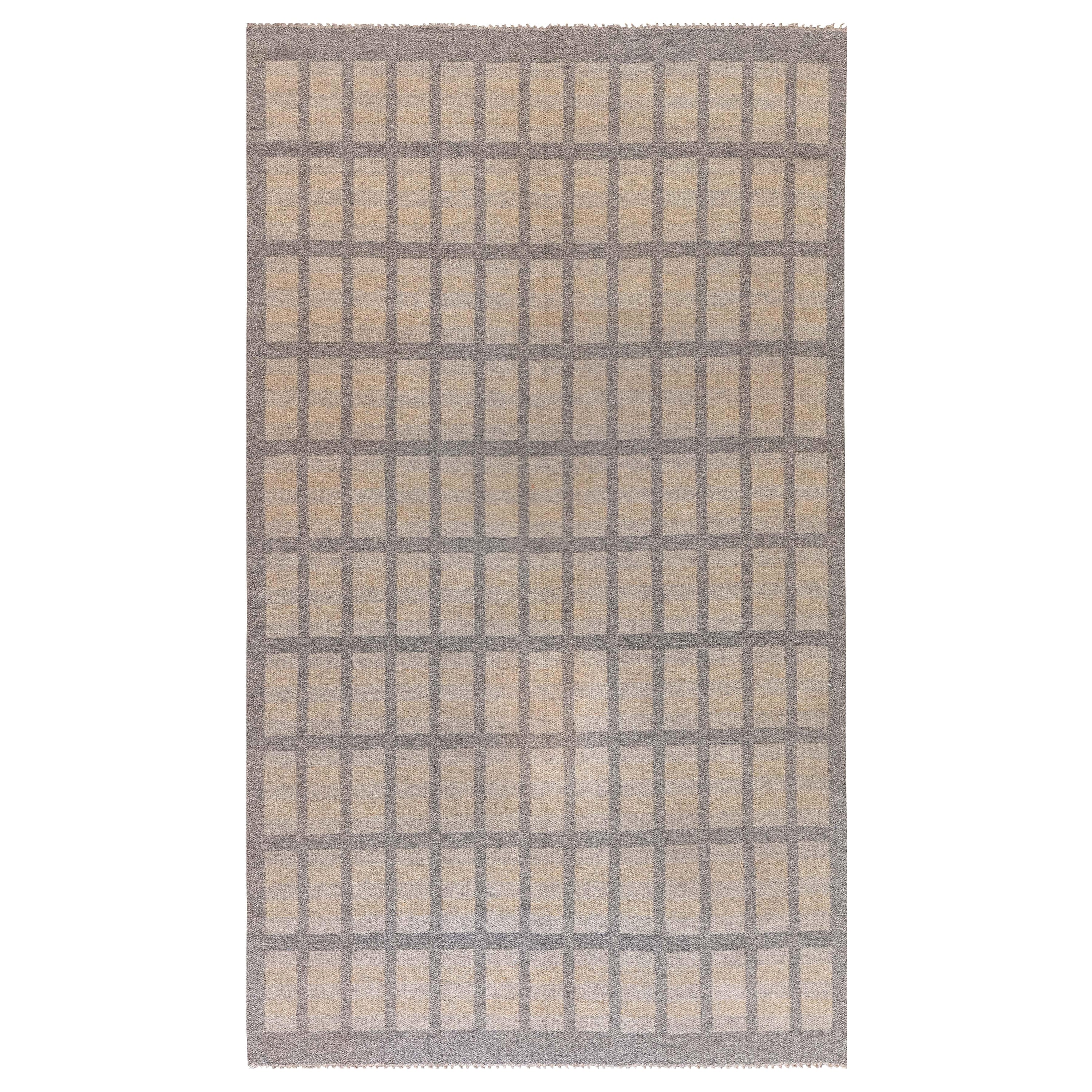 Vintage Swedish Double Sided Rug by Doris Leslie Blau For Sale at 1stDibs