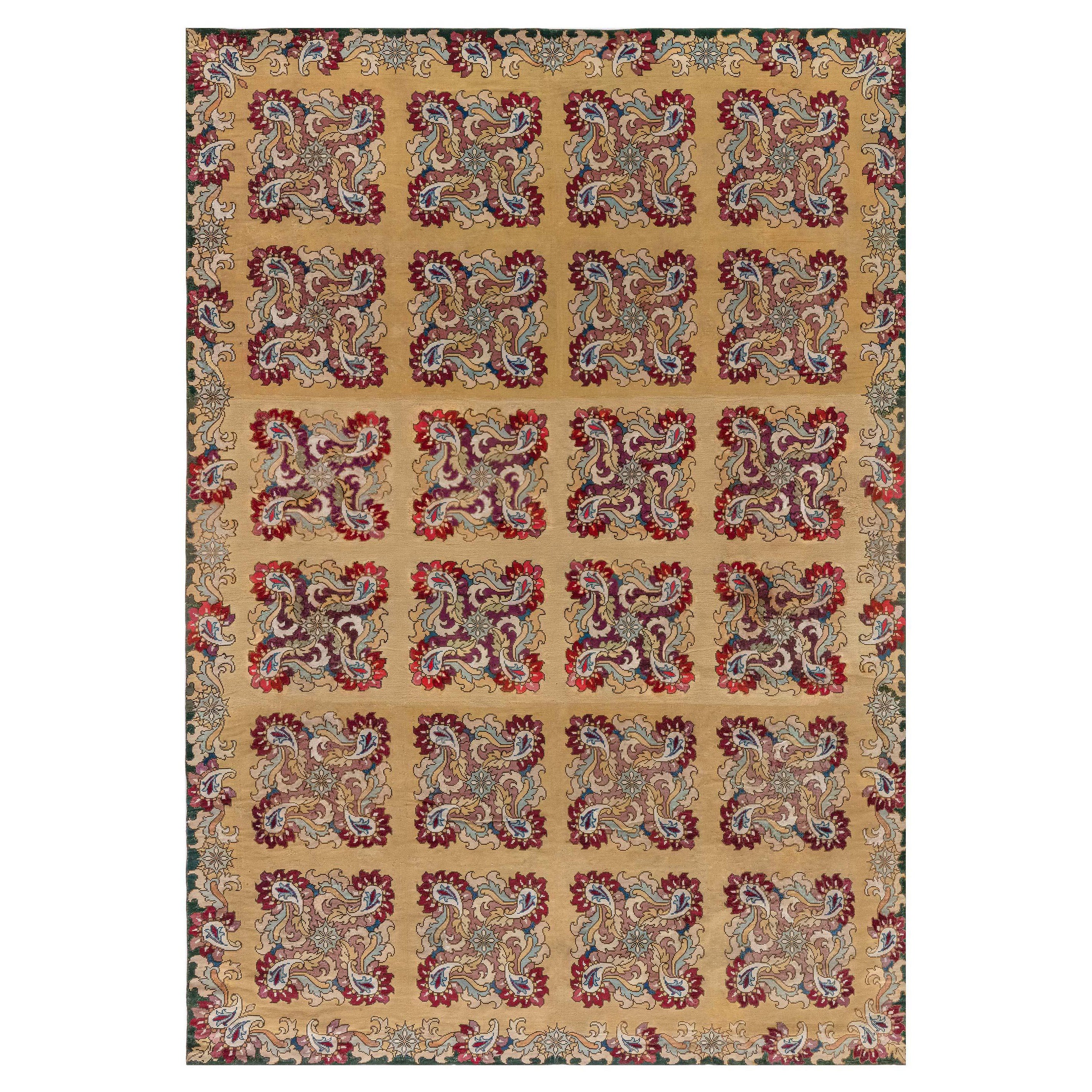 Late 19th Century French Needlepoint Rug/Runner For Sale at 1stDibs