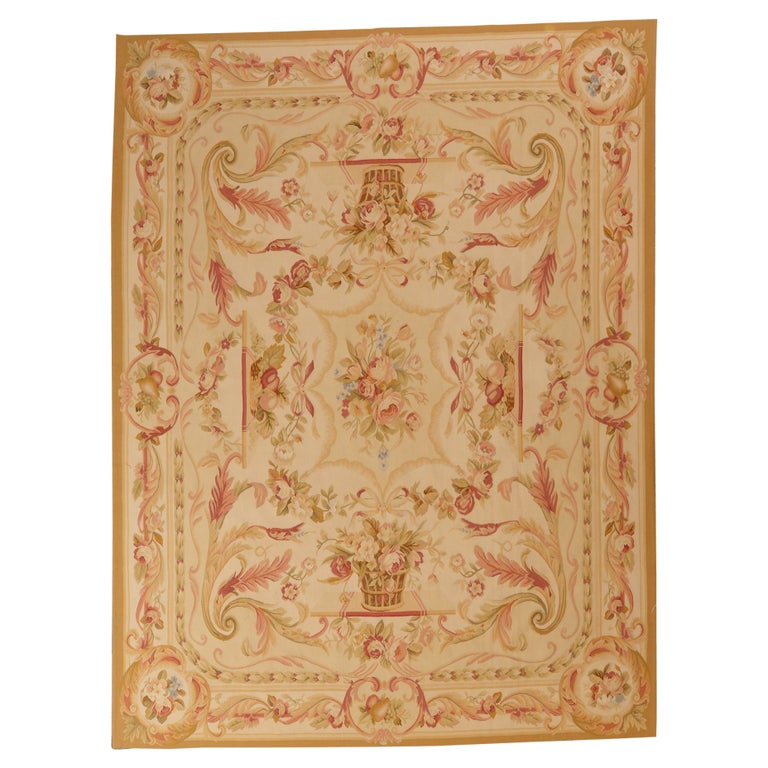 Vintage Aubusson Rug For Sale at 1stDibs