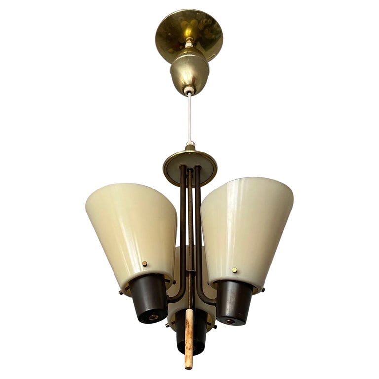 Unusual Chandelier by Lightolier For Sale at 1stDibs