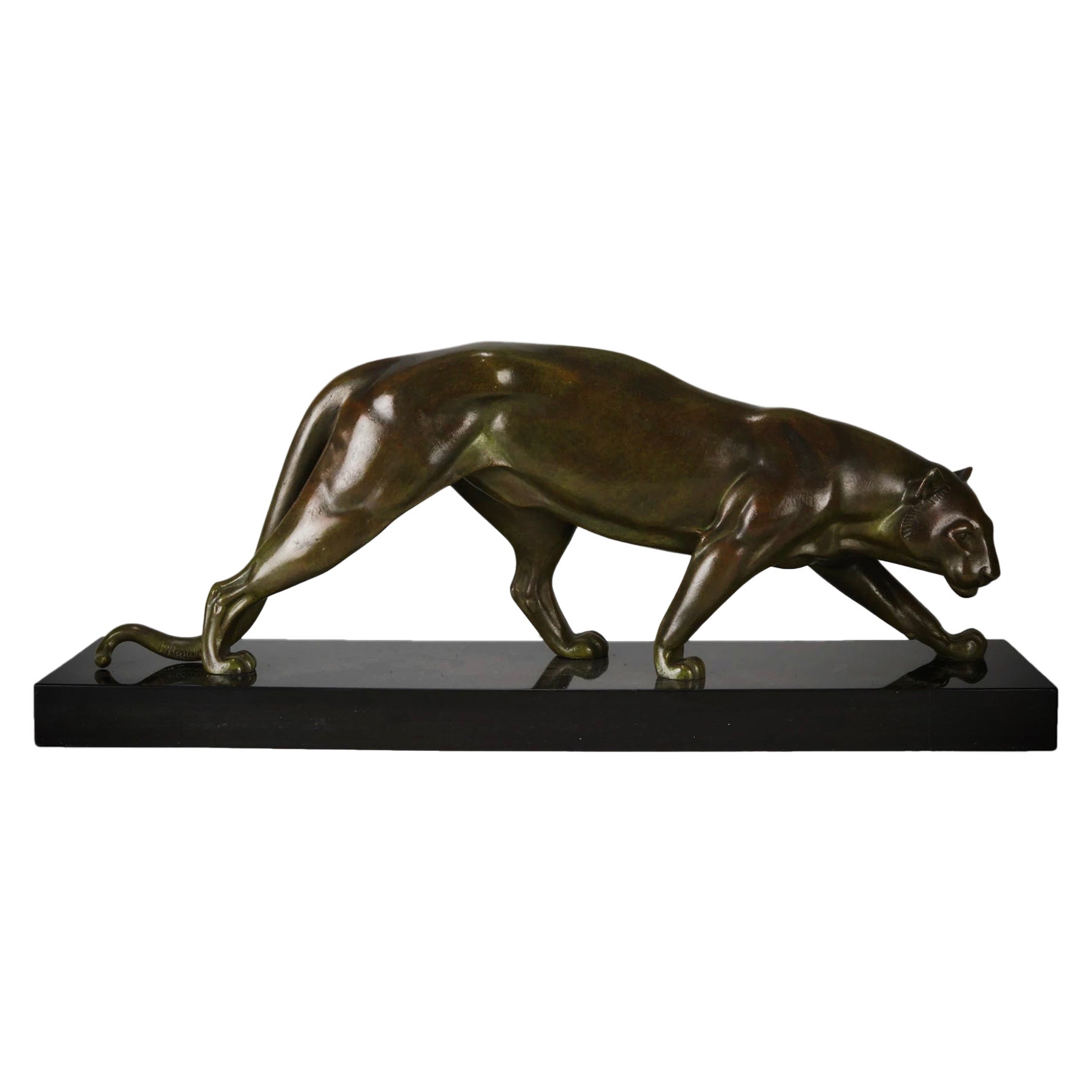 Art Deco Marlin Sculpture by Rochard For Sale at 1stDibs