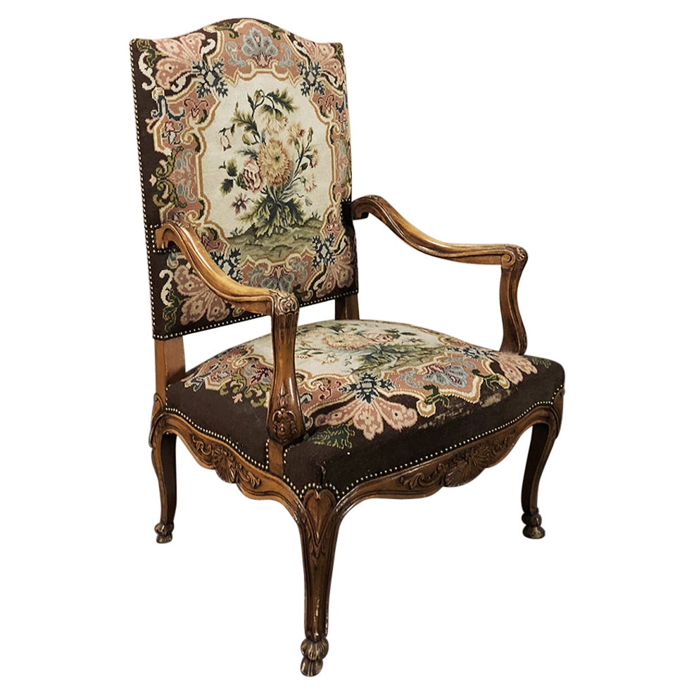 French Louis XV Fruitwood 18th c tapestry chairs For Sale at 1stDibs ...