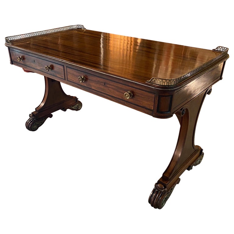 Very Fine 19th Century English Regency Writing Table For Sale at ...