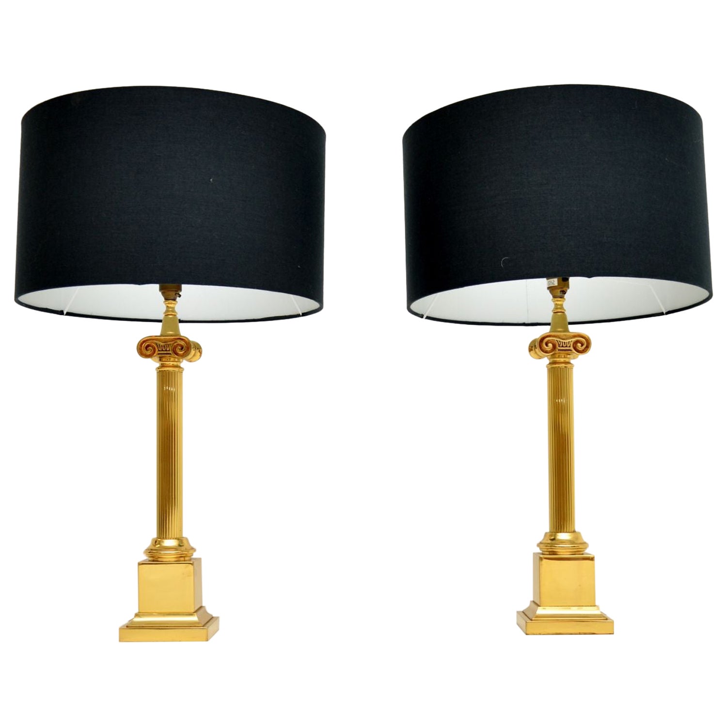 A Pair of Classical Modern Art Glass Table Lamps by Moser at 1stDibs