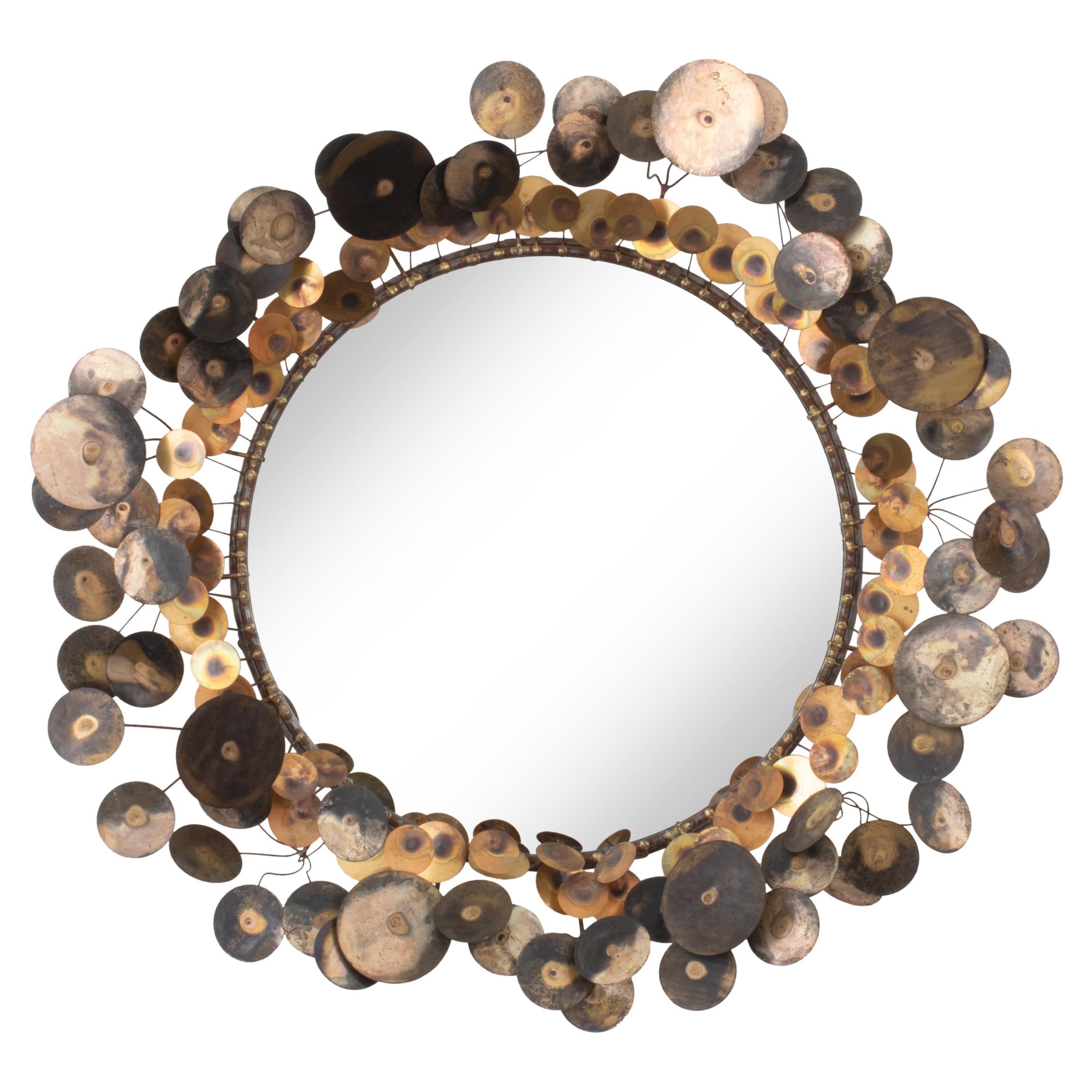 Jere Raindrop Mirror at 1stDibs