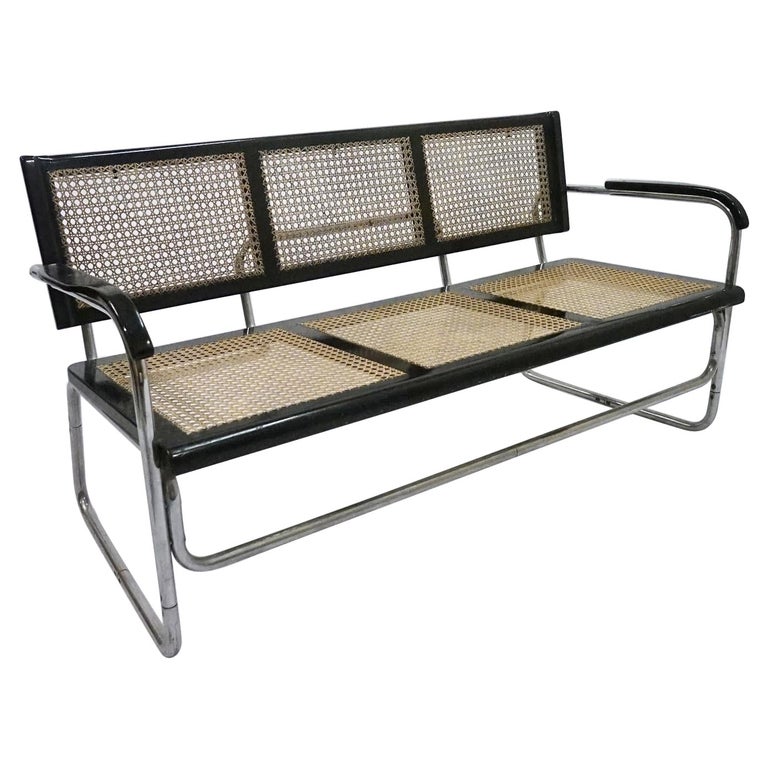 Fritz Hansen Steel Tube Bench 1932 at 1stDibs