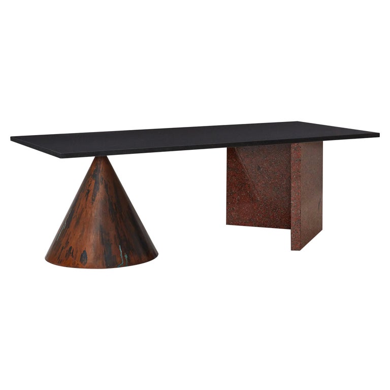 Rare 'Kono' Dining Table / Desk by Lella and Massimo Vignelli for ...
