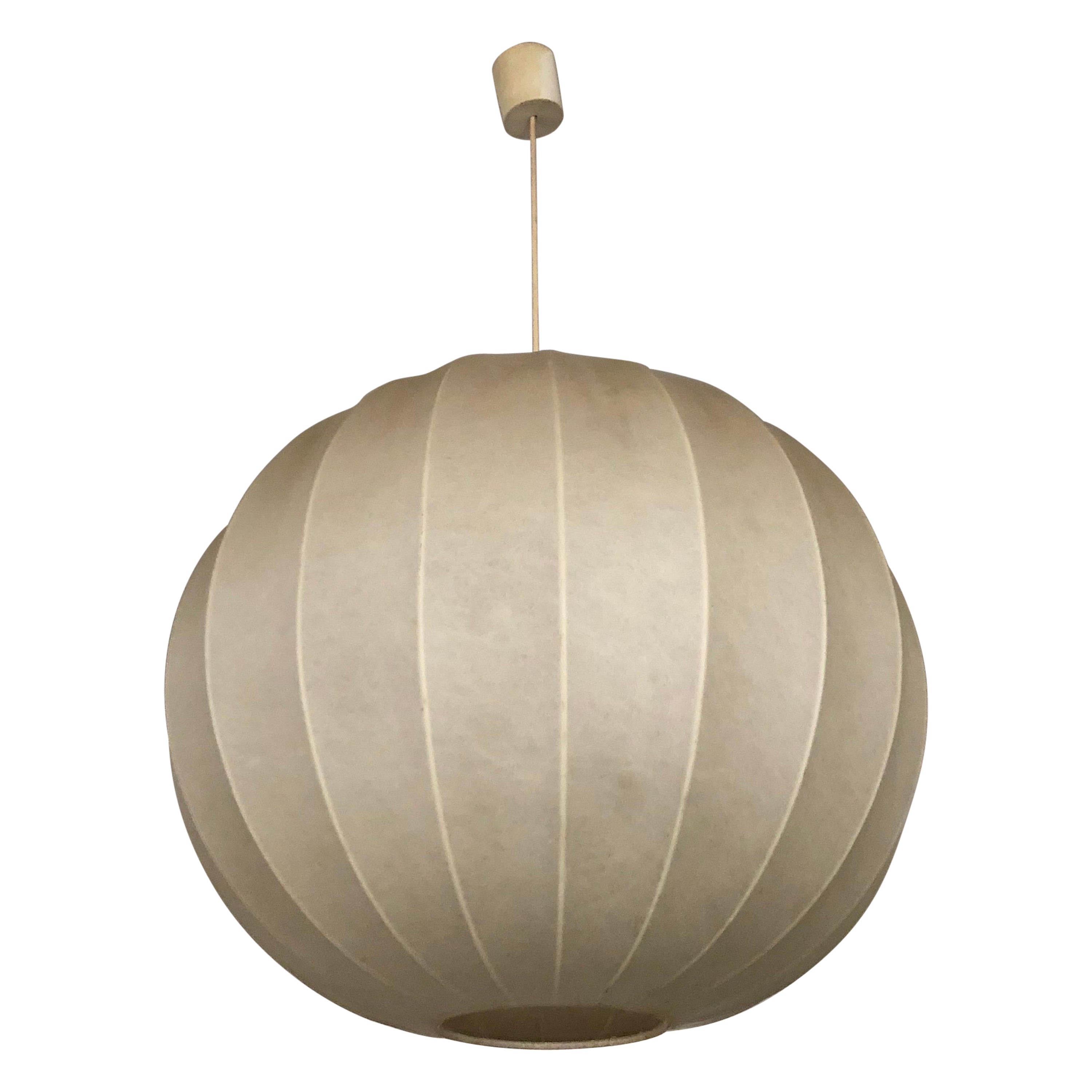 Round Cocoon Italian Design Ceiling Lamp 1960 Italian Design ...