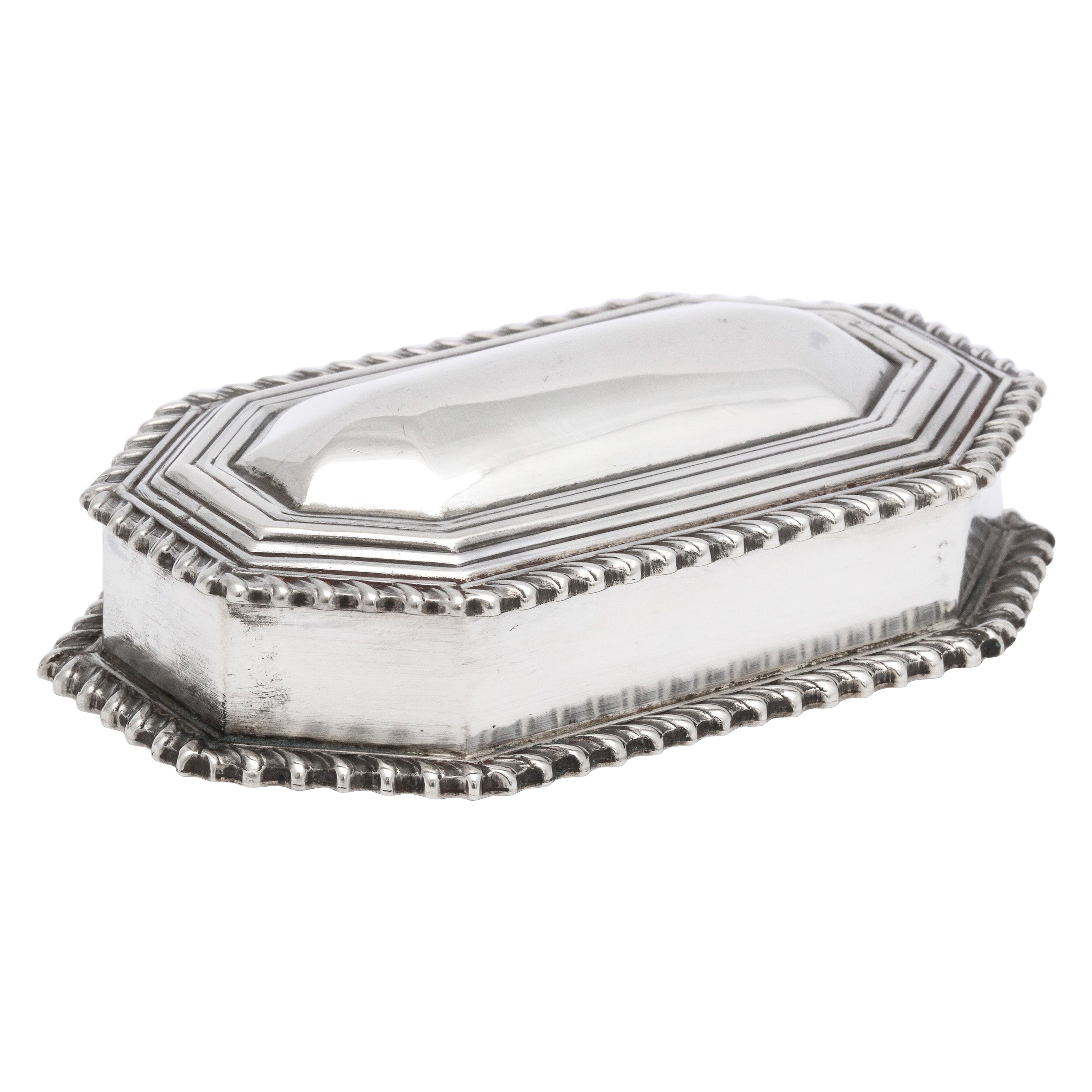 Modernist Sterling Silver Multi-Layered Trinket Box, 1913 at 1stDibs