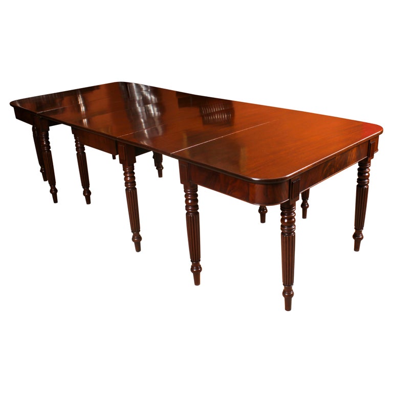 Antique Regency Metamorphic Dining Table Manner of Gillows 19th C For ...