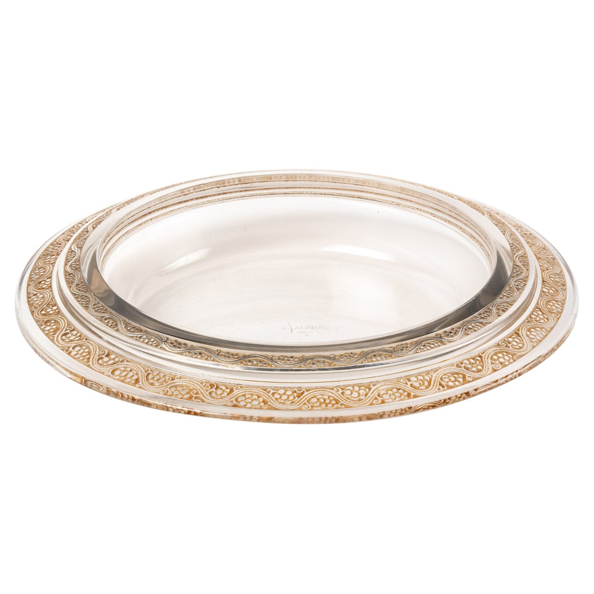 René Lalique Calypso Charger For Sale at 1stDibs