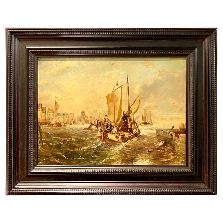 J. Clark Signed Oil Painting For Sale at 1stDibs