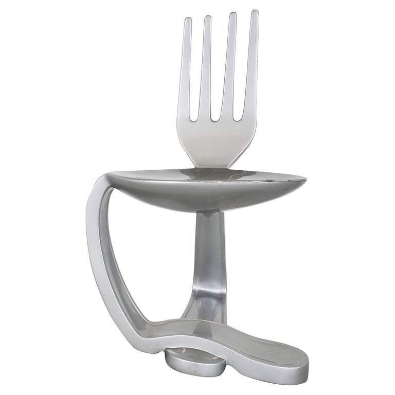 Vintage Spoon and Fork Chair, 1990s at 1stDibs