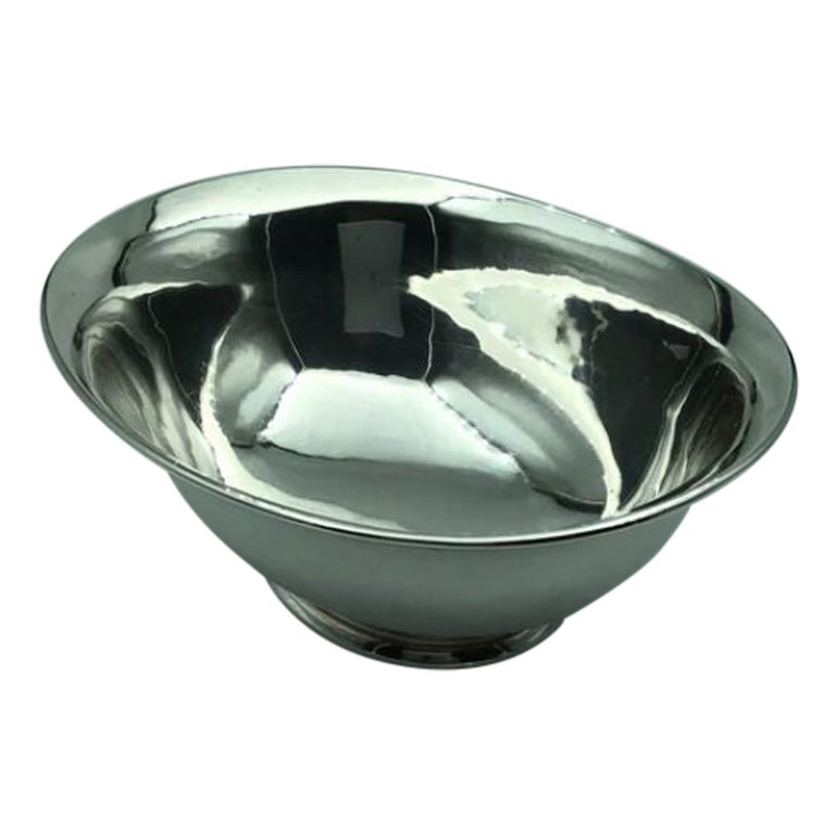 Erickson Sterling Silver Bowl For Sale at 1stDibs