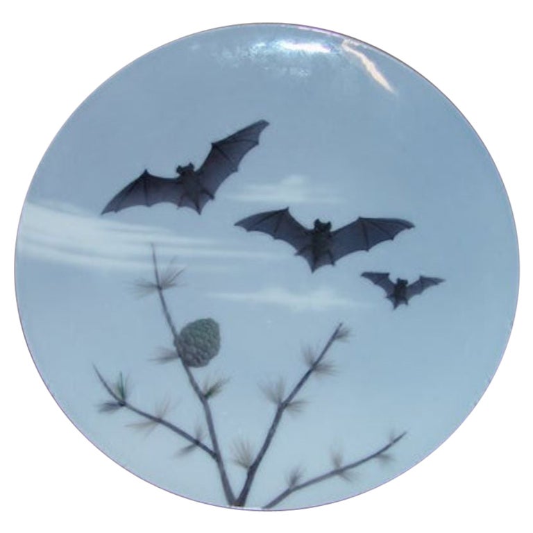Royal Copenhagen Bat Wall Plate No 22 For Sale at 1stDibs