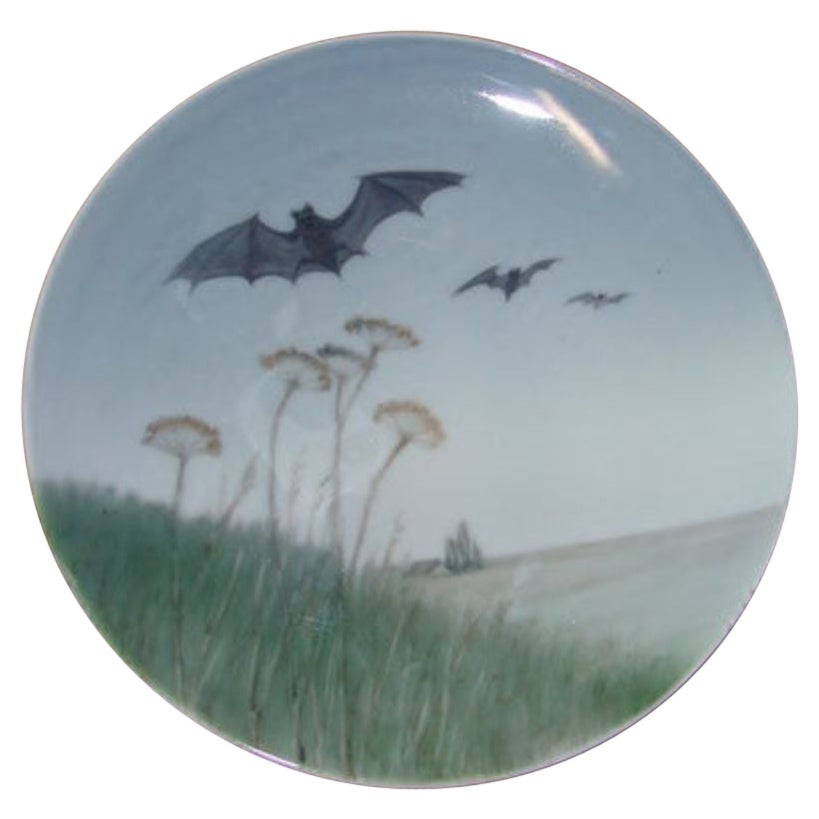 Royal Copenhagen Bat Wall Plate No 22 For Sale at 1stDibs