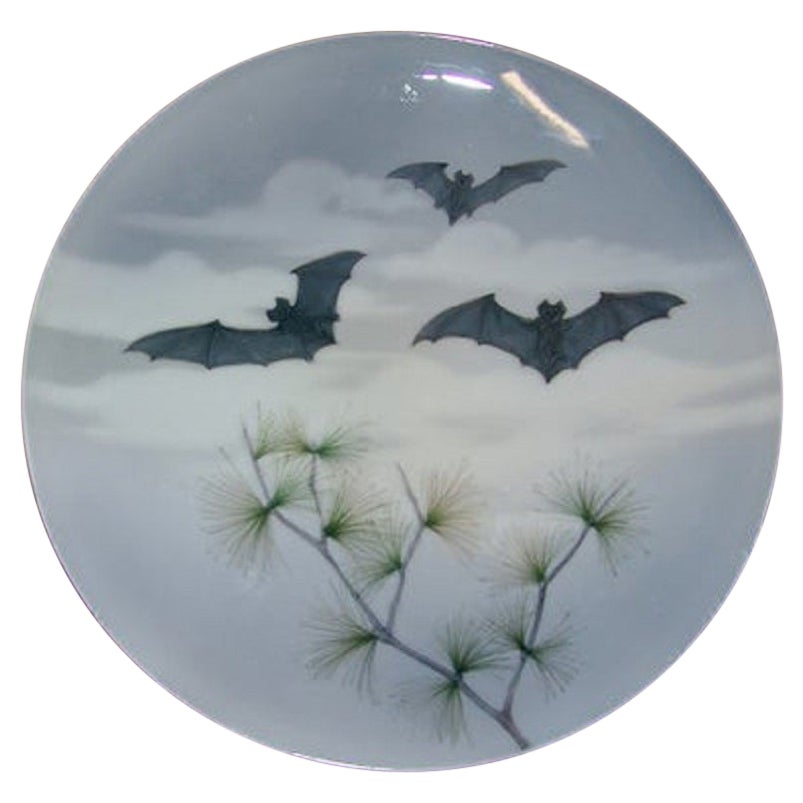 Royal Copenhagen Bat Wall Plate No 22 For Sale at 1stDibs