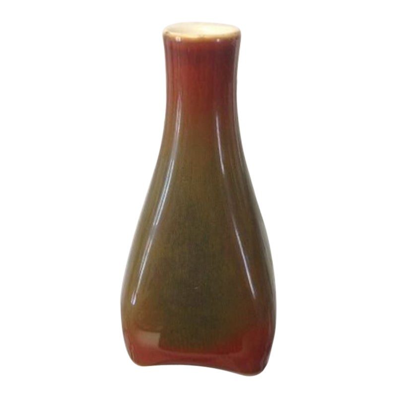 Royal Copenhagen Vase with Brown Glaze, Designed by Carl Frederik ...
