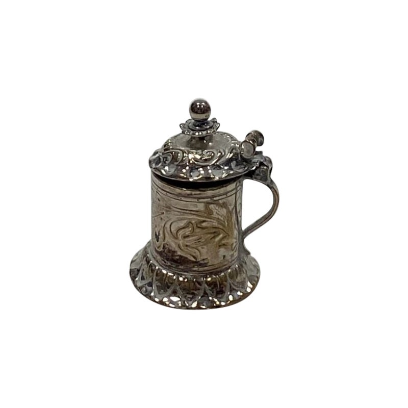 Miniature German Beer Stein with Pewter Lid at 1stDibs | mini beer ...