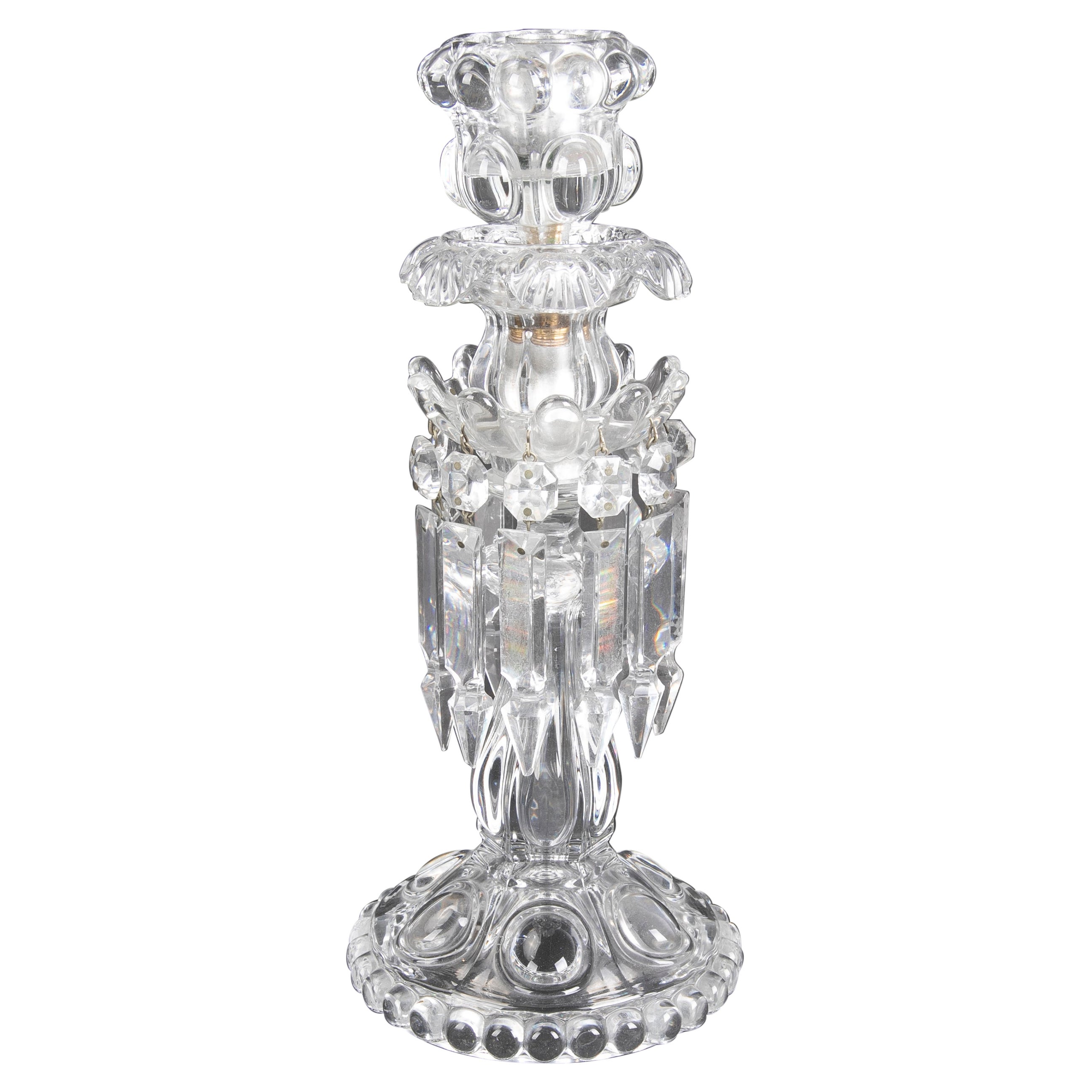 Crystal Candle Prism Candleholder at 1stDibs | crystal prism candle ...