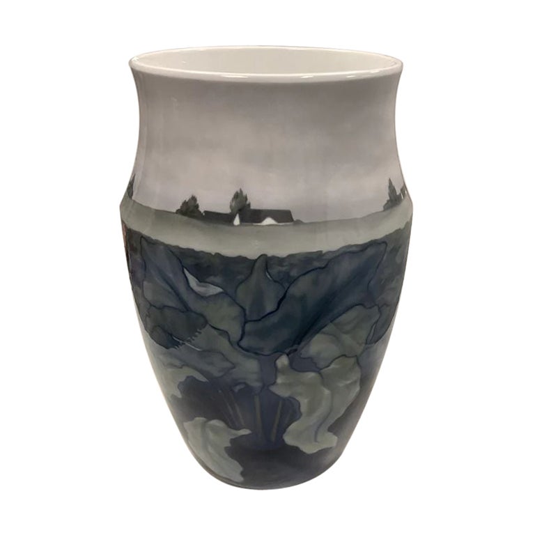 Royal Copenhagen Art Nouveau Unique Vase by Carl Mortensen from 1898 ...