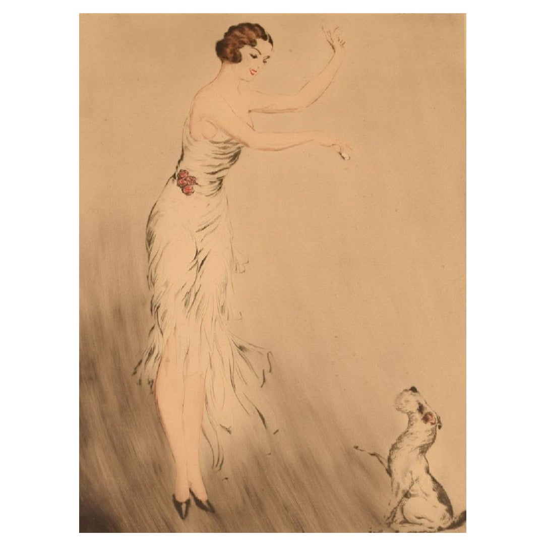 Louis ICART, Rare Aquatint Etchings, Speed and Coursing II at 1stDibs