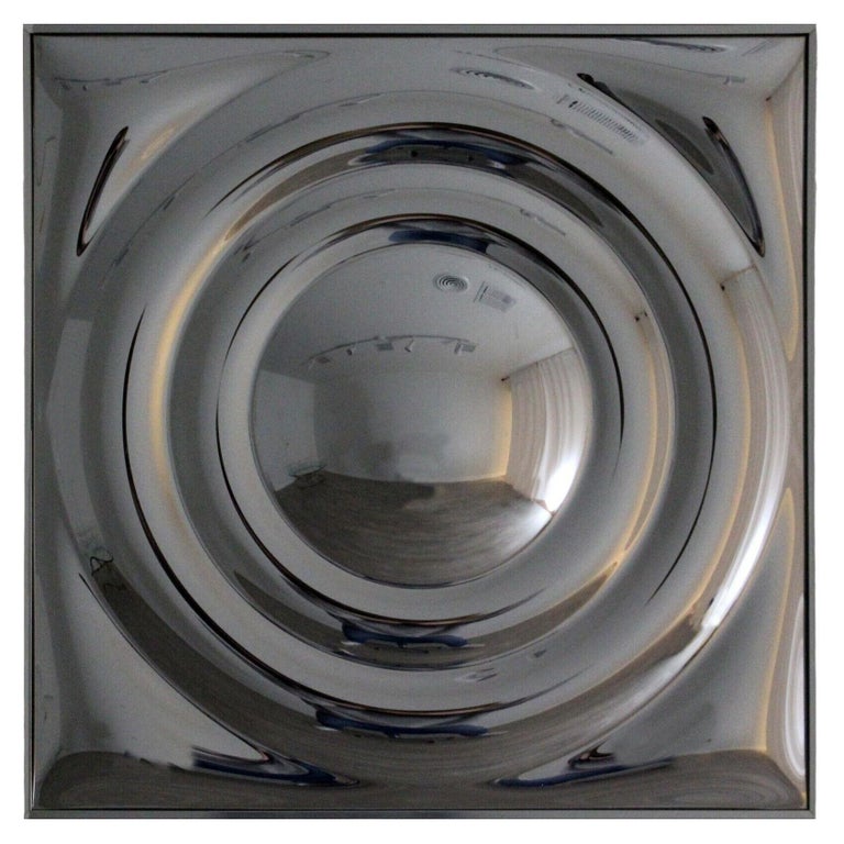 Turner Opt Art Chrome Decorative Saturn Ring at 1stDibs