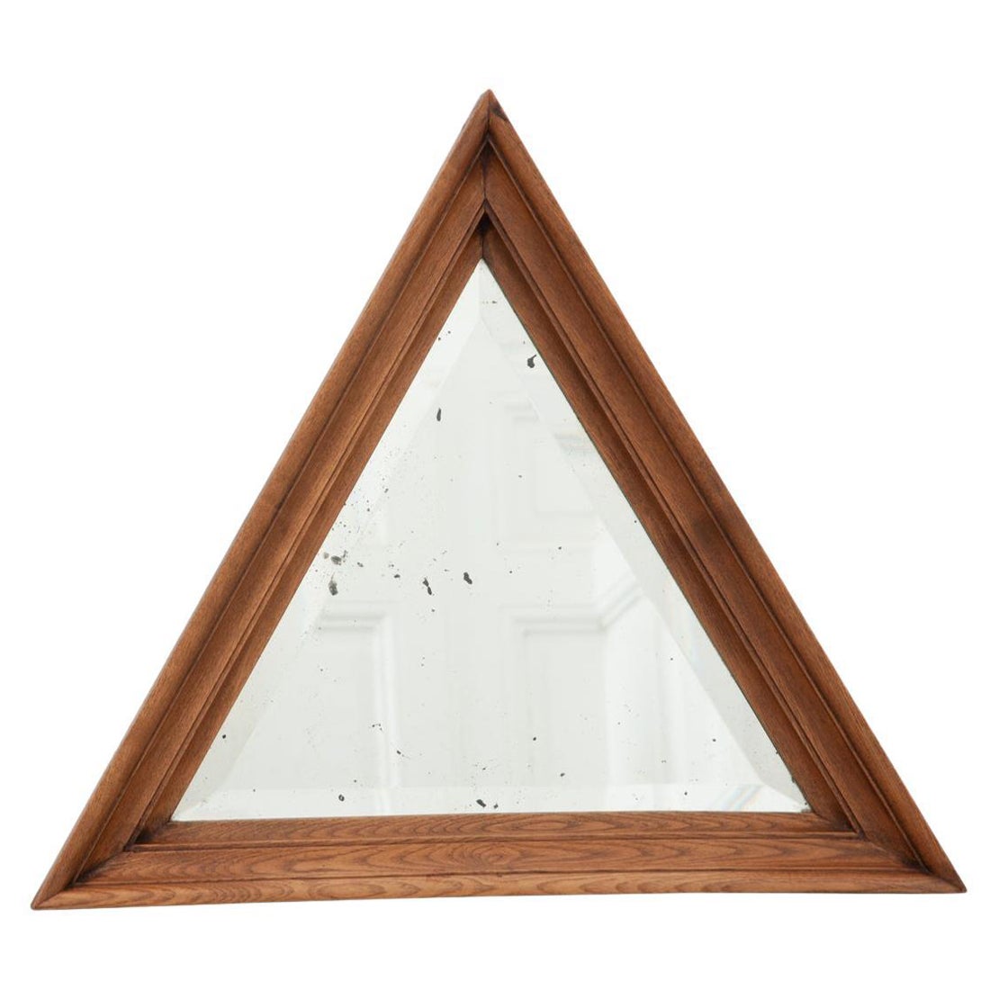 Italian Gilt Triangular Mirror at 1stDibs