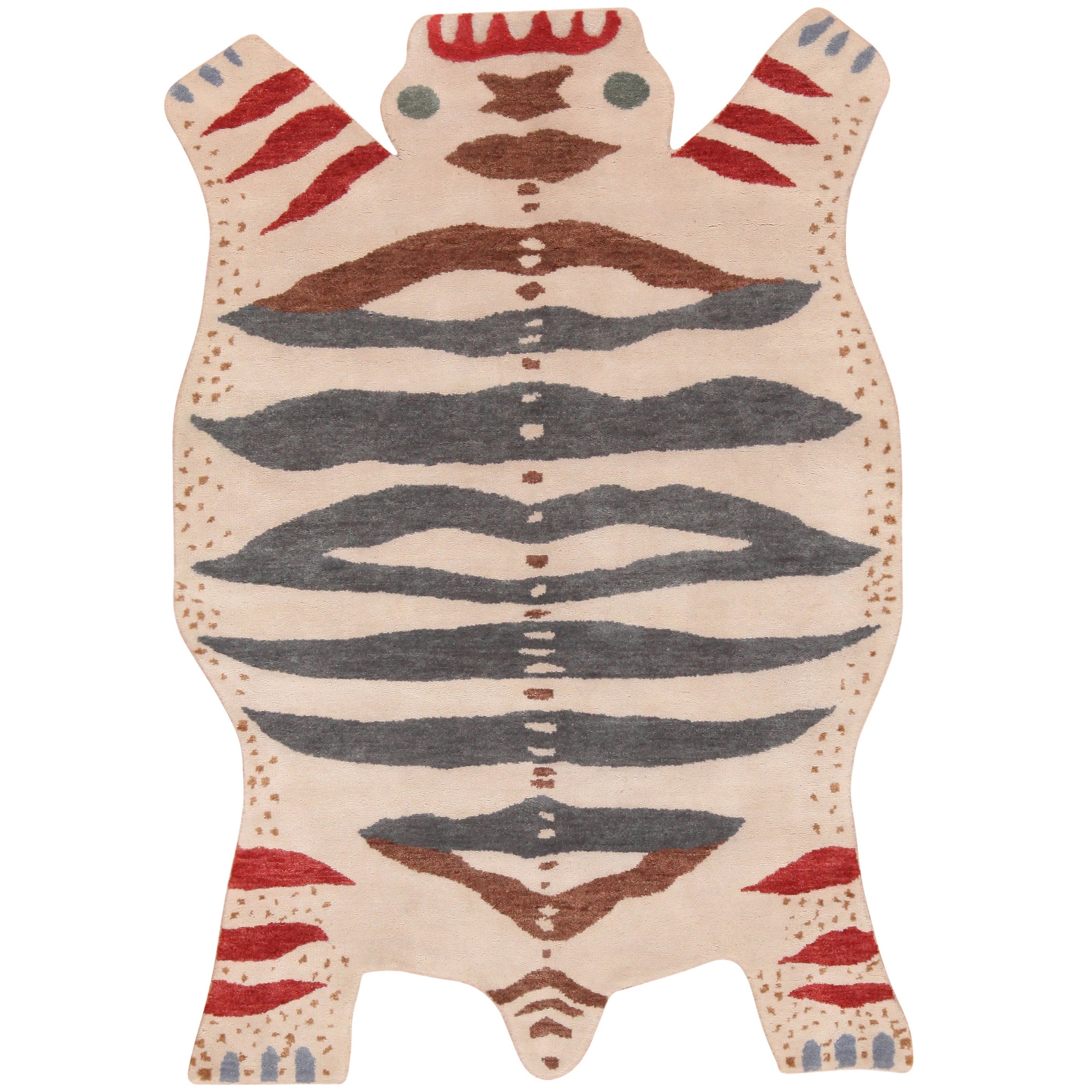 Tiger Rugs - 86 For Sale on 1stDibs | antique tibetan tiger rug ...