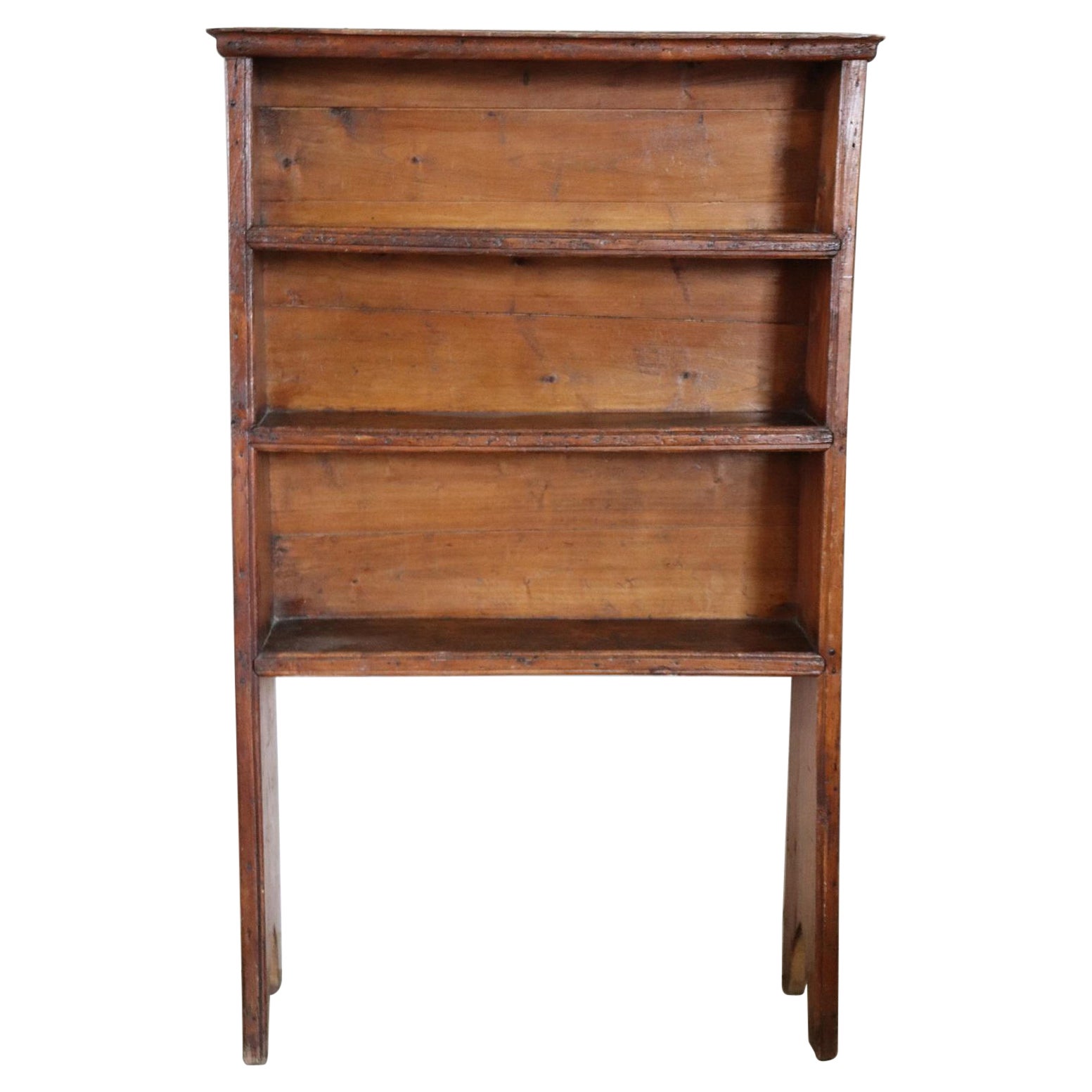 Solid Burr Yew Wood Library Legal Bookcase with Height Adjustable ...