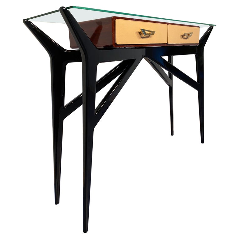Italian Mid-Century Modern Console Table Attributed to Ico Parisi, 1950 ...
